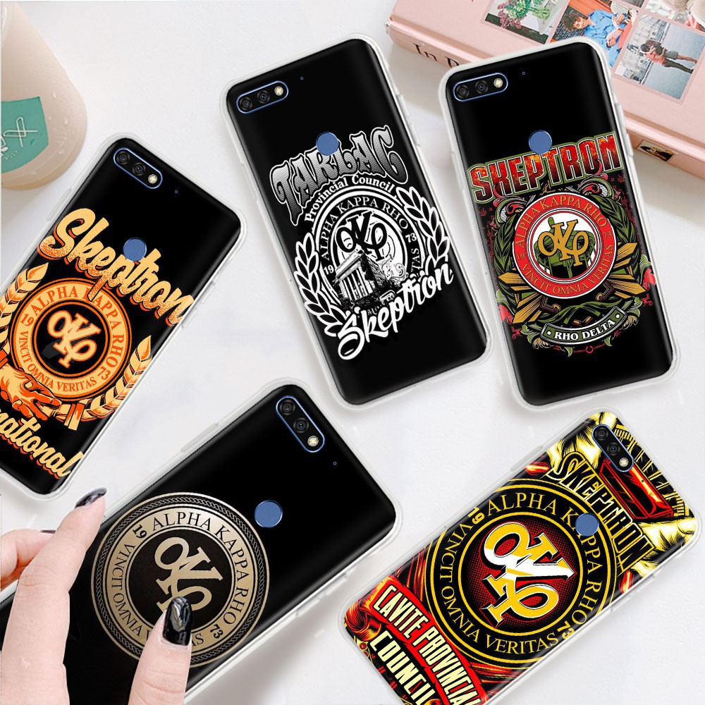 Transparent Case for Huawei Y5 Y6 Prime Y5P Y6P Pro TB6 Alpha Kappa Rho ...