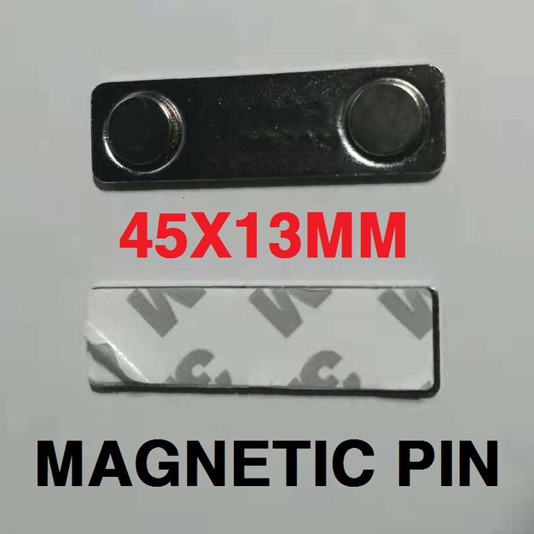 (100pcs)Magnetic Badge Nameplate with Adhesive Magnet | Shopee Philippines