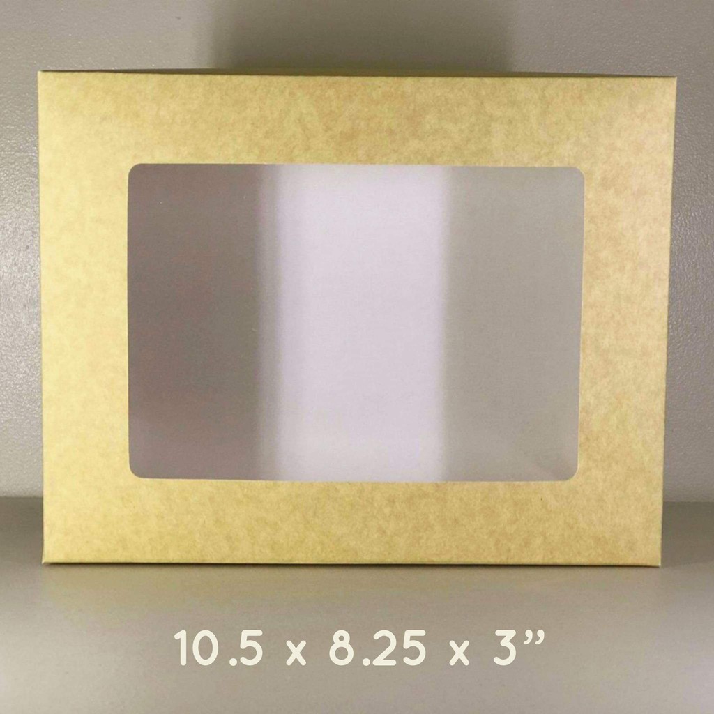 10.5x8.25x3 inches Family Pastry Box / For 10x7x2 Foil Trays / Kraft ...