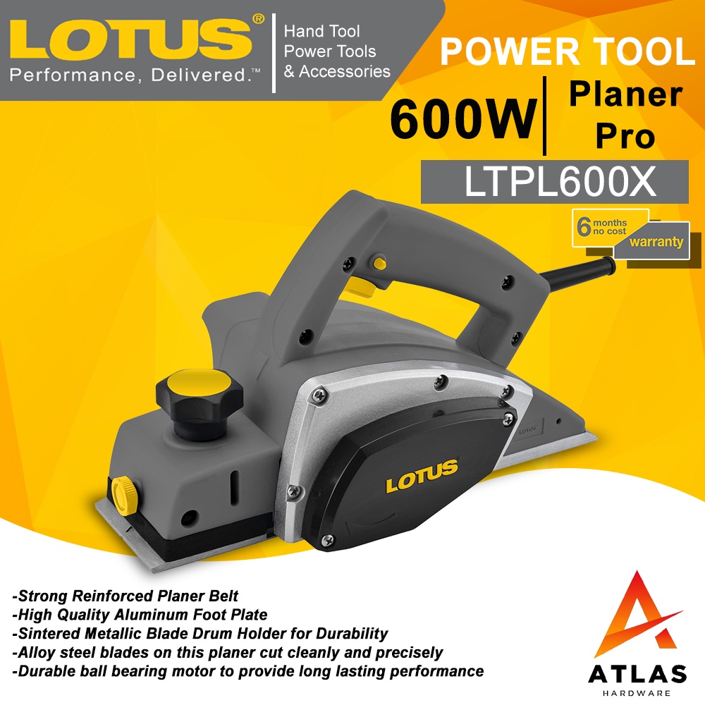 Lotus Planer PRO 600W 82MM LTPL600X | Shopee Philippines