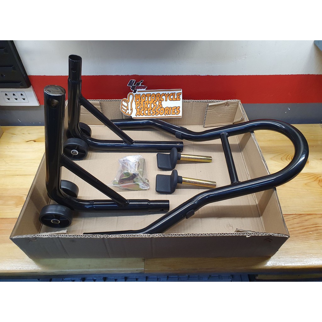 MOTORCYCLE PADDOCK STAND (2N1) UNIVERSAL UP TO 1500CC | Shopee Philippines