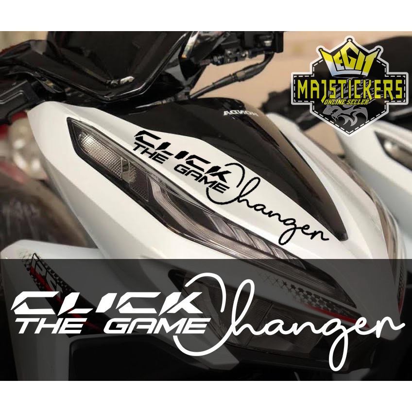 Honda Click The GameChanger Sticker Cutout Vinyl 8 inches DESIGN 1 ...