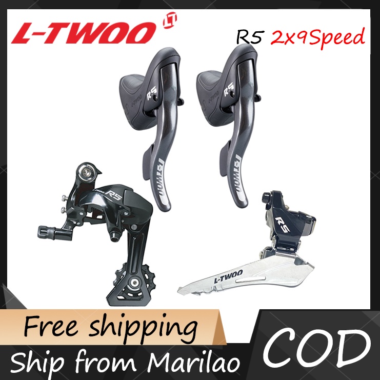 LTWOO R5 2x9 Speed 18s Road Bike Shifter Rear Derailleurs Front ...