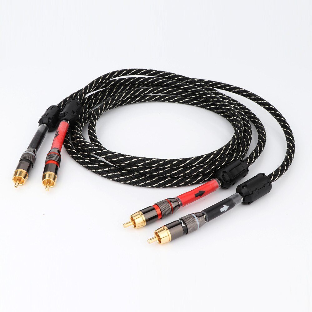 Preffair HIFI Stereo RCA Cable Stereo RCA Cable High-performance Premium Hi-Fi Audio 2RCA to ...