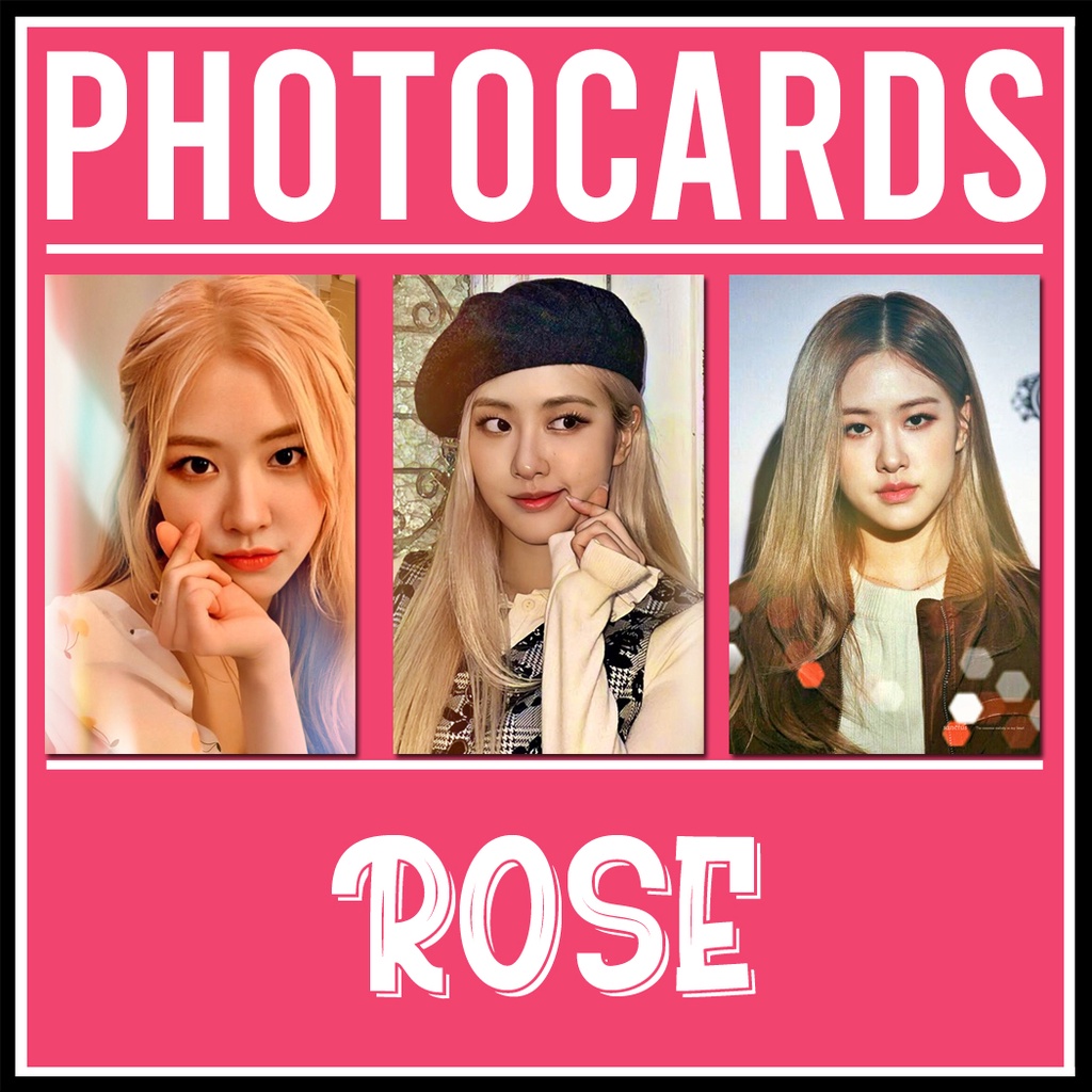 BP Rose Photocards (Part 2) - 400 gsm | Shopee Philippines
