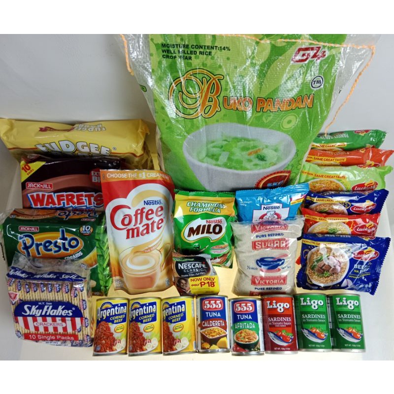 Grocery Package ( Rice with Essentials Package ) | Shopee Philippines