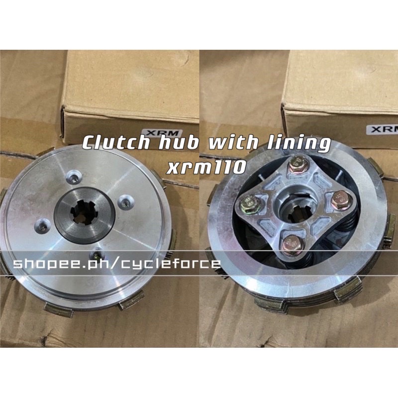 motorcycle clutch lining with clutch hub set for xrm 110 | Shopee ...