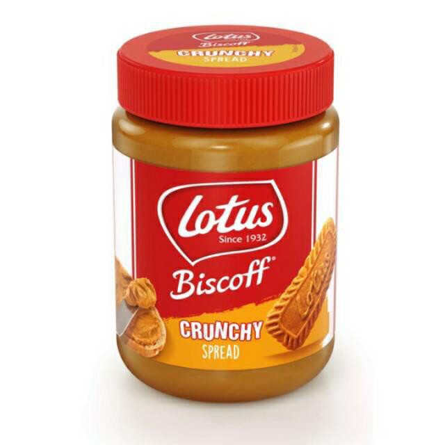 W2fit Lotus Biscoff - Crunchy Spread 380 gr - Speculoos Biscuit Jam ...