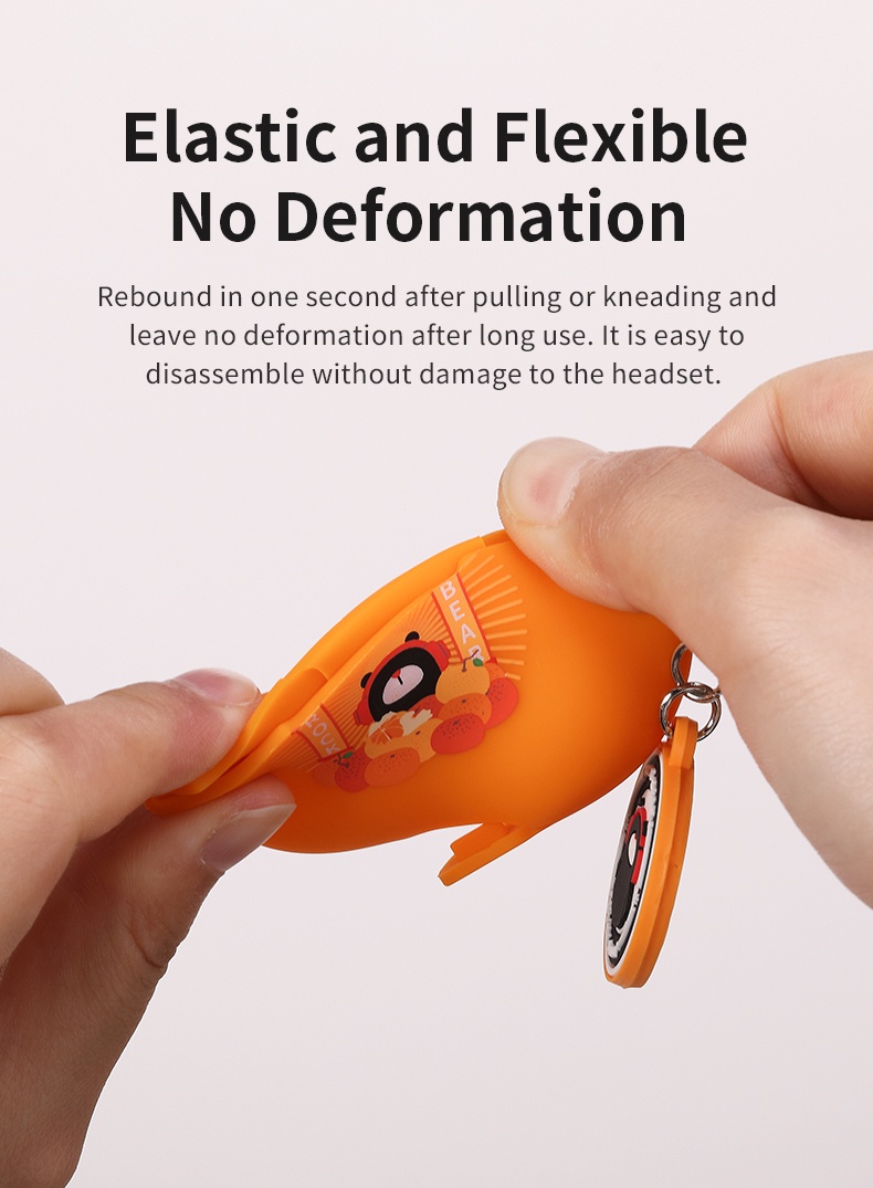 Rock Space ROCK BEAR Case For Airpod 3/Airpod Pro Protection Silicone ...