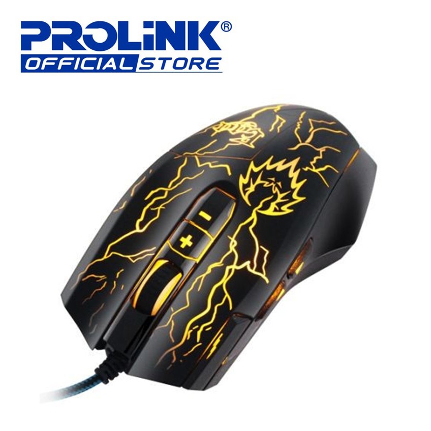 PROLiNK Illuminated USB Gaming Mouse PMG9501 Ega/8 programmable buttons ...