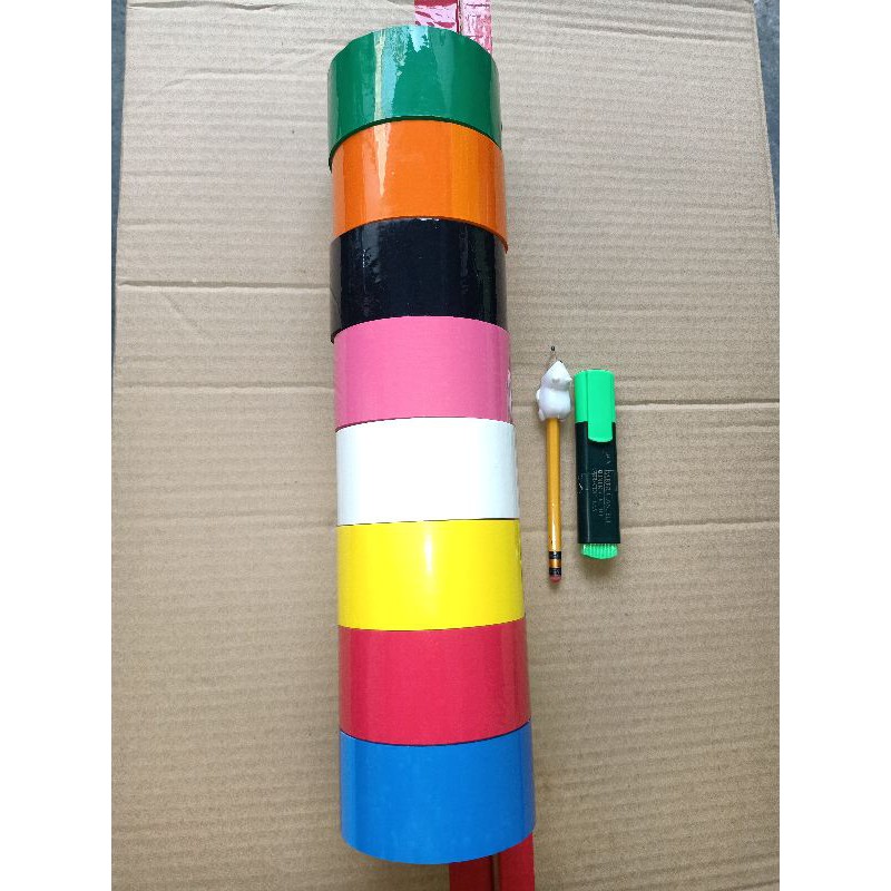 Colored Packaging Tape 50m and 100m | Shopee Philippines