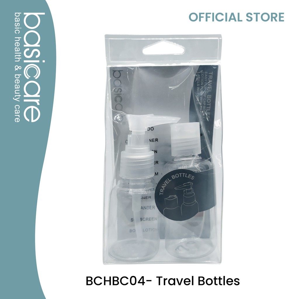 Basicare Travel Bottles BCHBC04 | Shopee Philippines