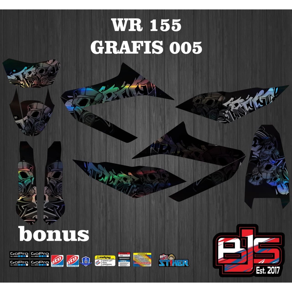 Striping WR 155 - yamaha WR 155 GRAFIS 005 Decal Sticker | Shopee ...