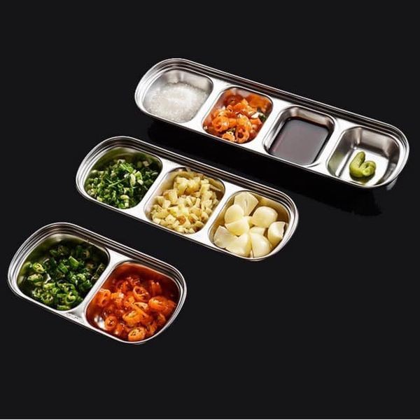 Korean samgyupsal saucer stainless steel Sauce Dish Seasoning Dish ...