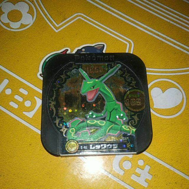 Pokemon Tretta Legendary Rayquaza Collectors Item Old Version Tretta ...