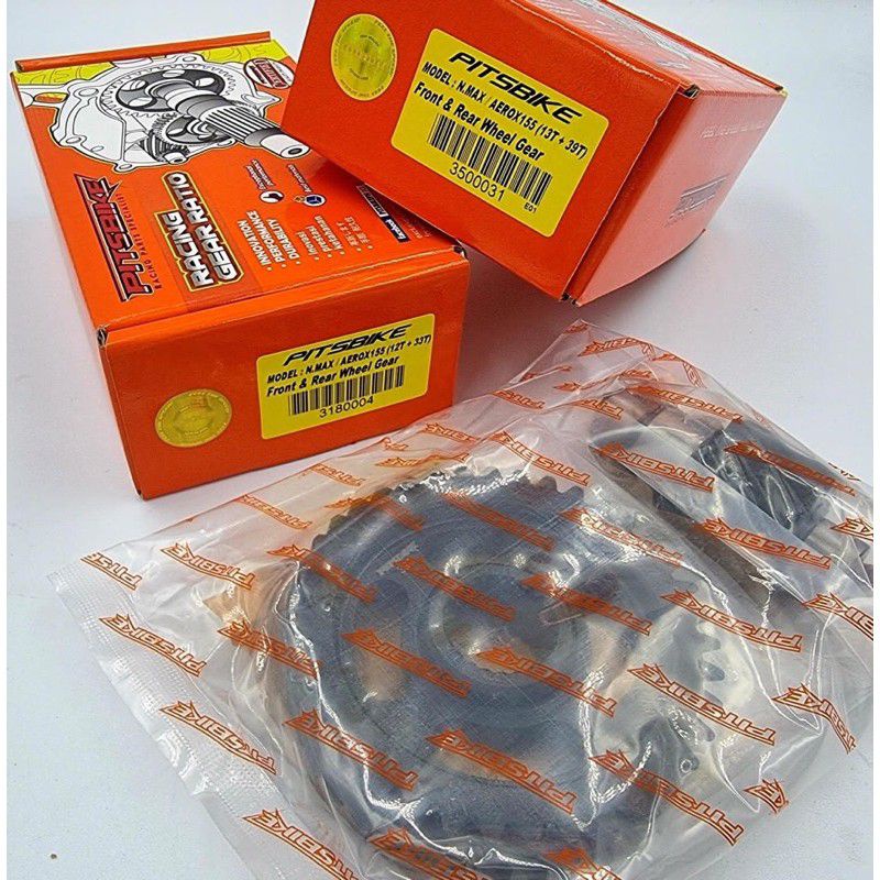NMAX / AEROX GEAR SET PITSBIKE (12T/33T) (12T/34T) (13T/39T) | Shopee ...