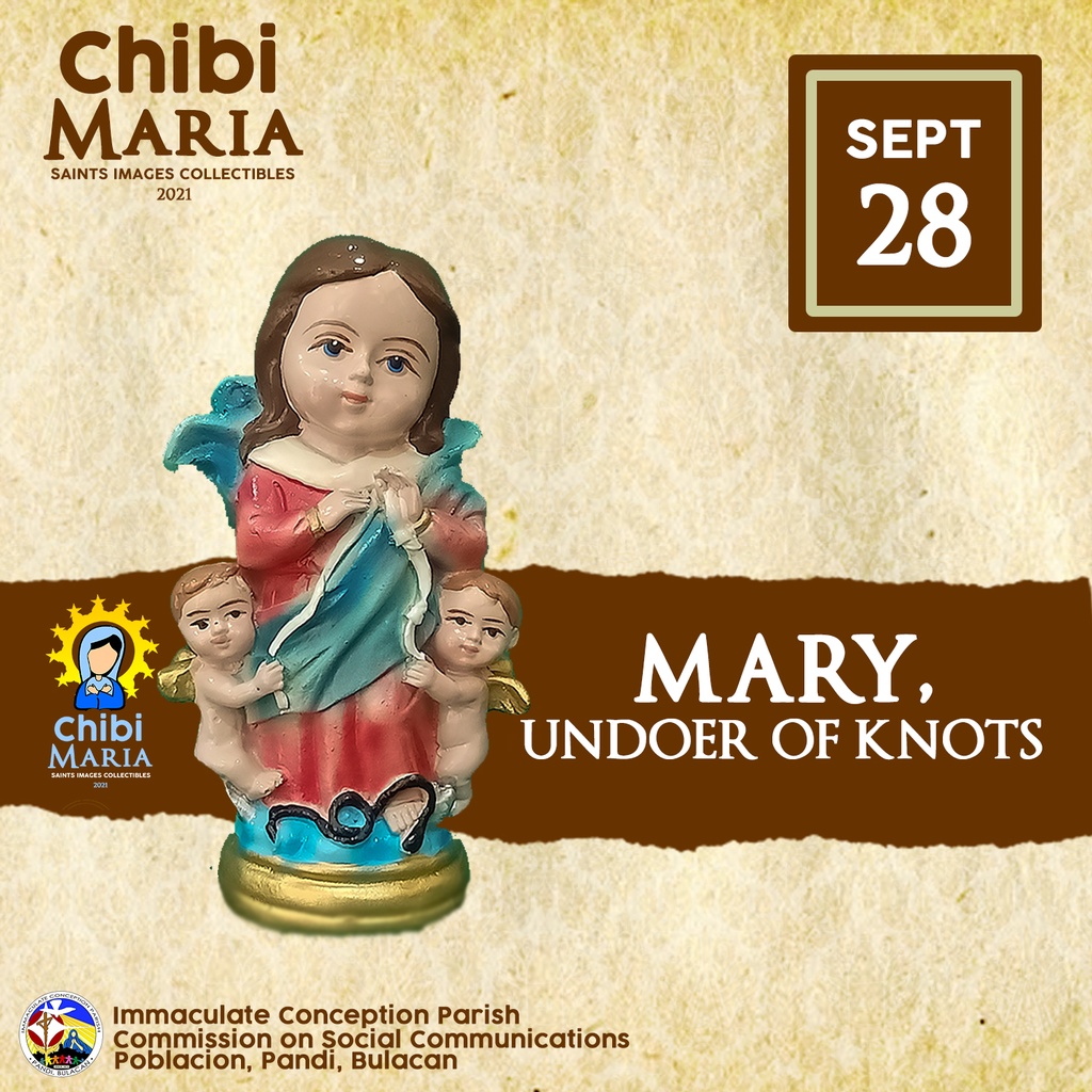 Chibi Saint - Mary, Undoer of Knots | Shopee Philippines