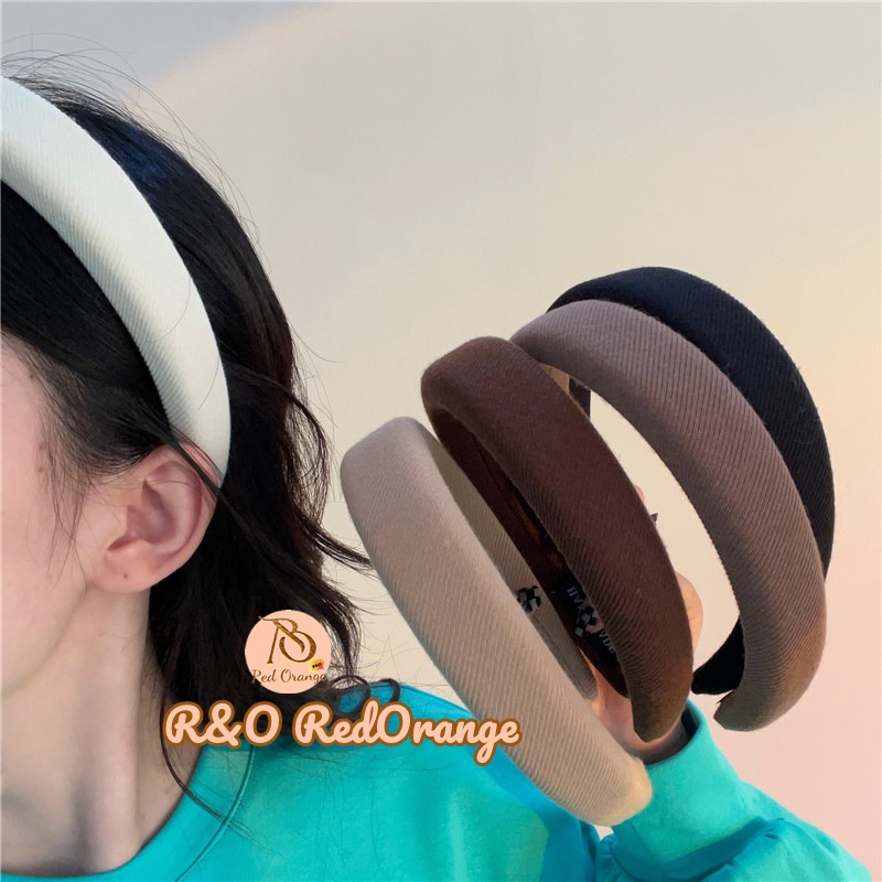 R&O Korean ins style Hair Band Colorful Knitted Wide Headband Hair ...