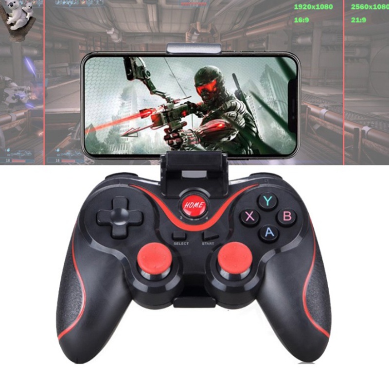 Gen Game X3 Wireless Bluetooth Gamepad Game Controller With Phone Holder Shopee Philippines