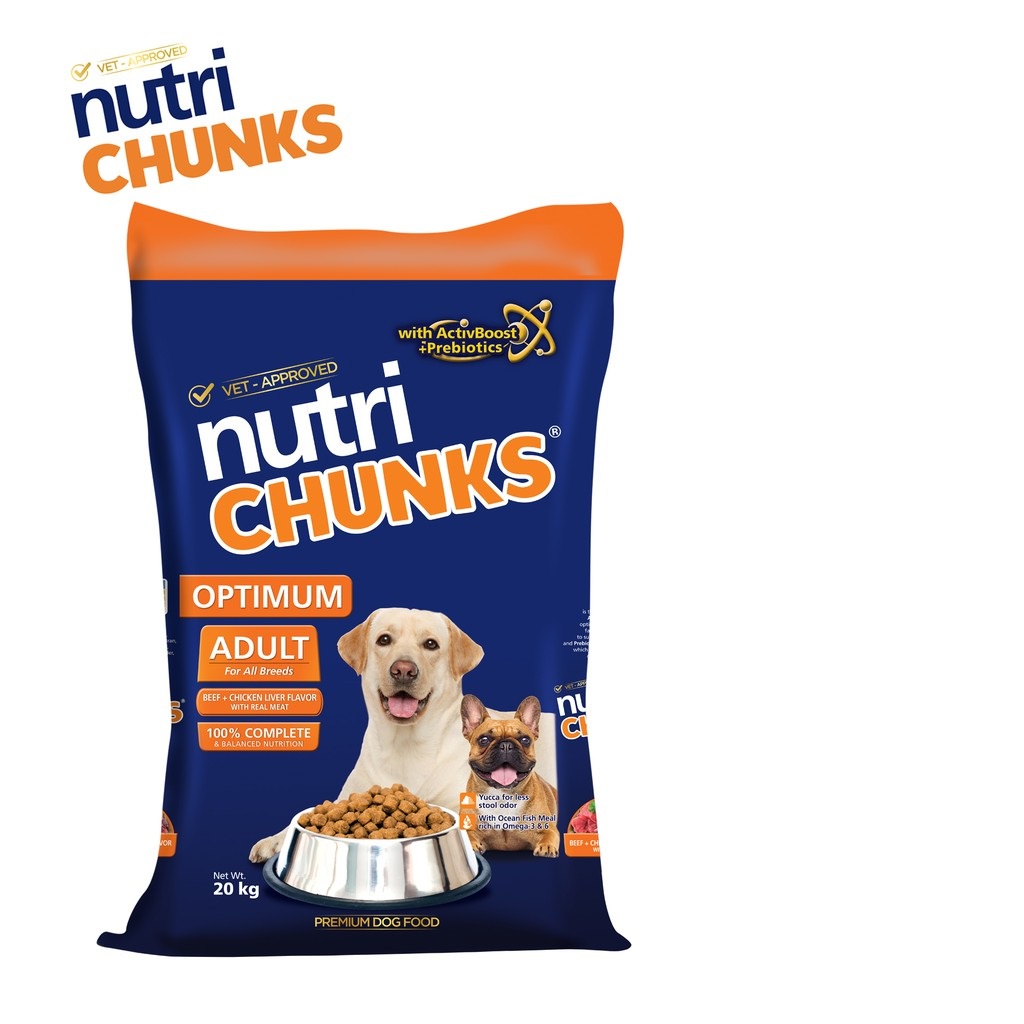 Delight Your Furry Friend with Nutri Chunks Optimum Adult Beef ...
