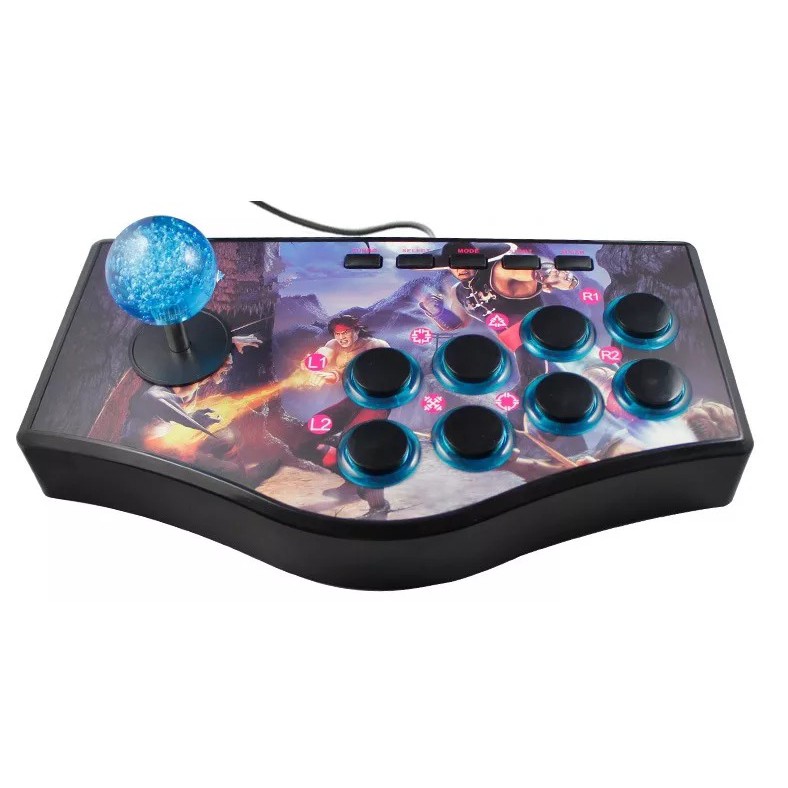 NYGACN Game Arcade Controller USB Rocker Joystick Gamepad Fighting ...