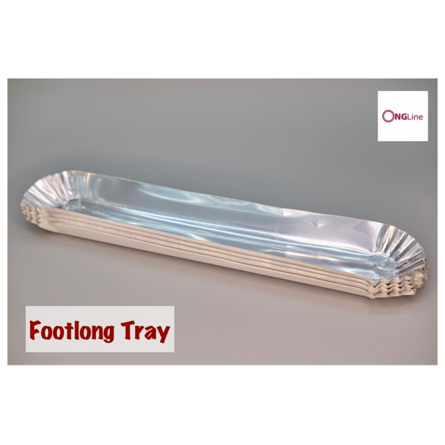 20pcs / Footlong Tray Silver | Shopee Philippines