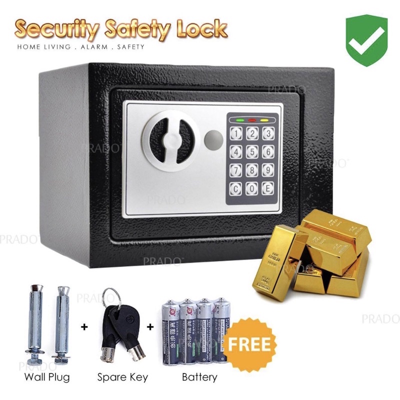 Safety Vault High Quality Digital Electric Safety Box Keypad Lock Home ...