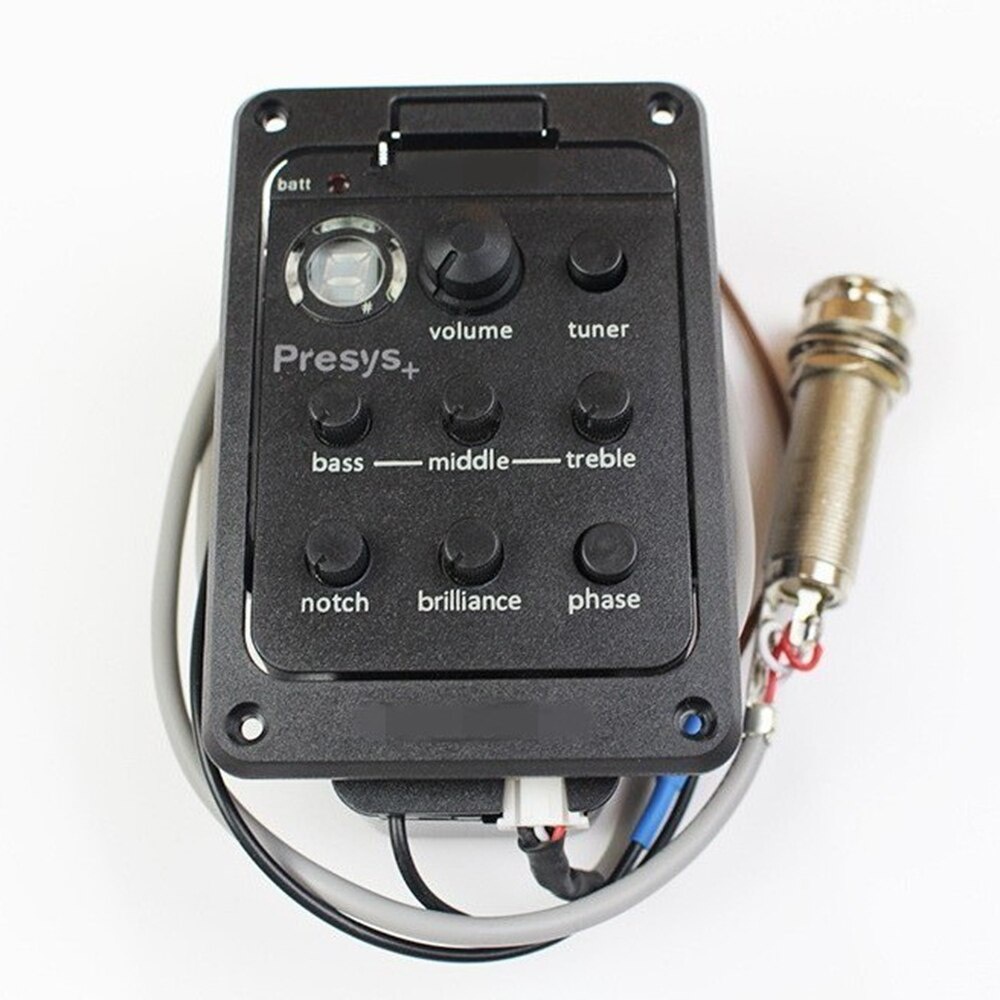 HR-Fishman Guitar Pickup Presys Mic Blend PlusPreamp EQ Tuner Piezo Pickup Equalizer System ...