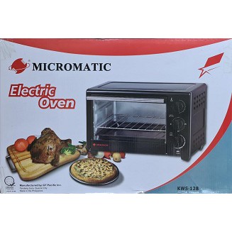 Micromatic KWS-12B Automatic Electric Oven (Black) | Shopee Philippines