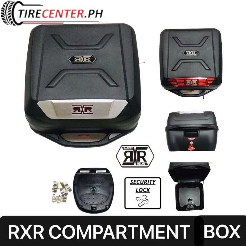 RXR COMPARTMENT BOX 38L RED/SILVER/BLACK | Shopee Philippines