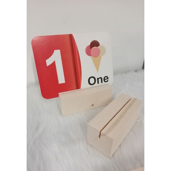 Wooden Flash Card Holder | Photo Holder | Post Card Holder | Calendar ...