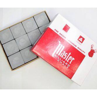 1 GROSS ( 144 PCS ) MASTER LIGHT GRAY BILLIARD CHALK (TISA NG TAKO ...