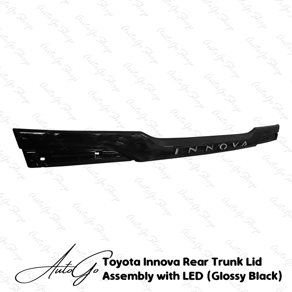 Toyota Innova 2014-2015 Rear Trunk Lid Assembly with LED Glossy Black ...