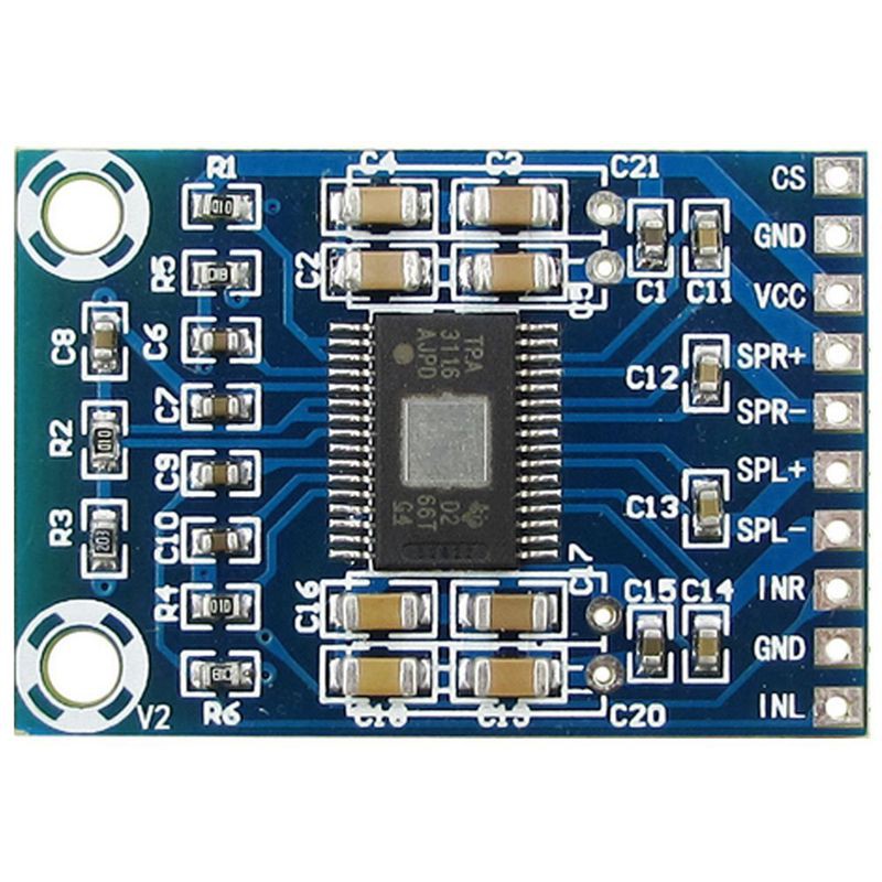 TPA3116D2 Mini Digital Power Audio Stereo Amplifier Board, Dual Channel ...