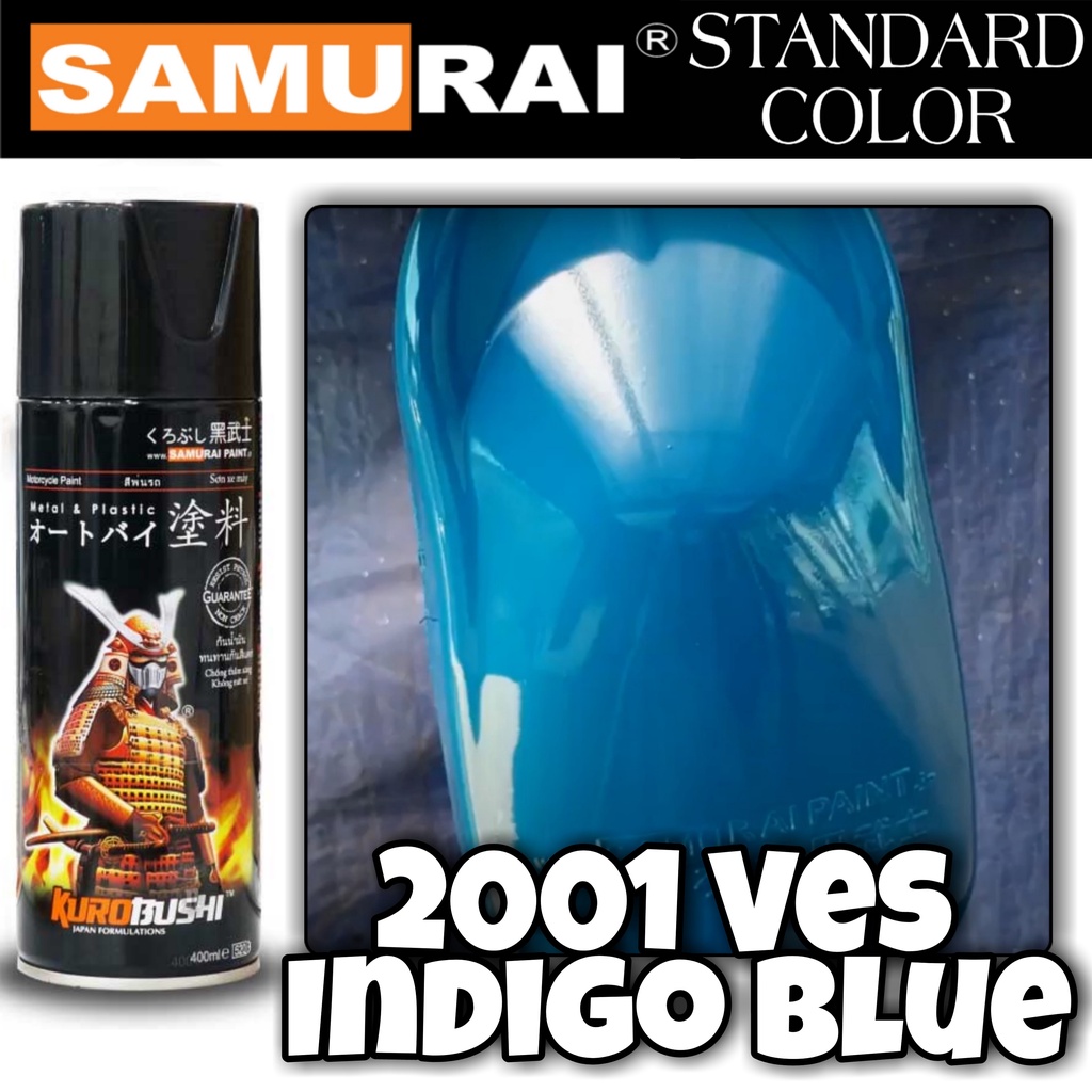SAMURAI Spray Paint Standard 2001 Ves Indigo Blue - Cash On Delivery ...