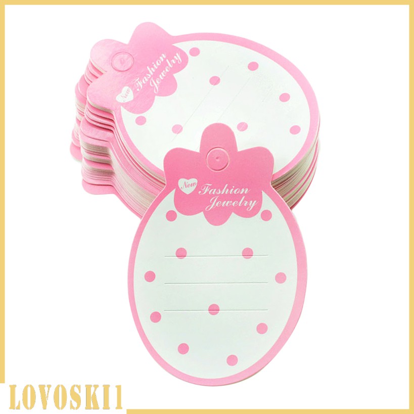 50pcs Kids Hair Paper Display Cards Blank Hairpin Packaging Card ...