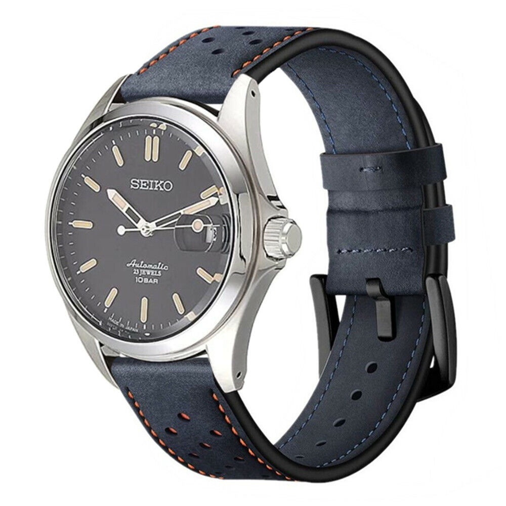 Quick Realese Pins Watchband 20mm 22mm Premium Genuine Leather Watch ...