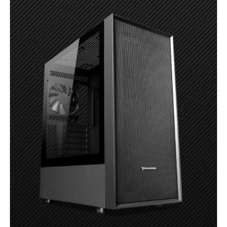 TECWARE Nexus Air TG ATX Case (BLACK and WHITE) with 4x120mm fans ...