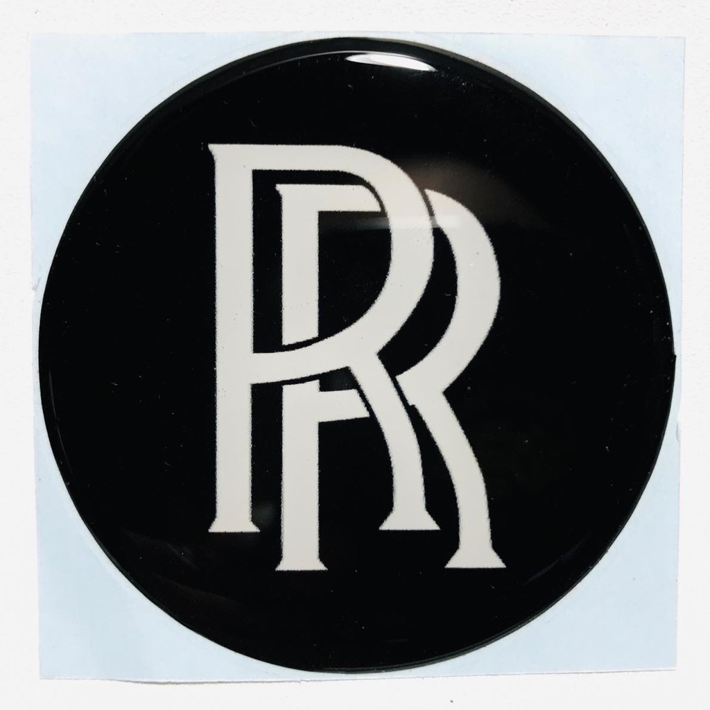 3D Flexible Embossed Round ROYCE ROLLS Emblem Sticker | Shopee Philippines