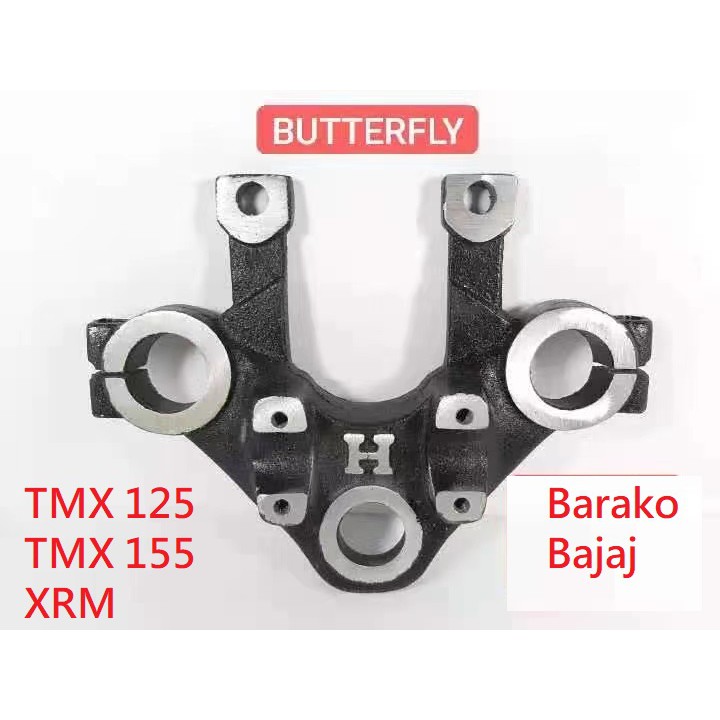 Motorcycle Handle Crown Butterfly For Tmx155 / Tmx125 / Barako / Xrm ...
