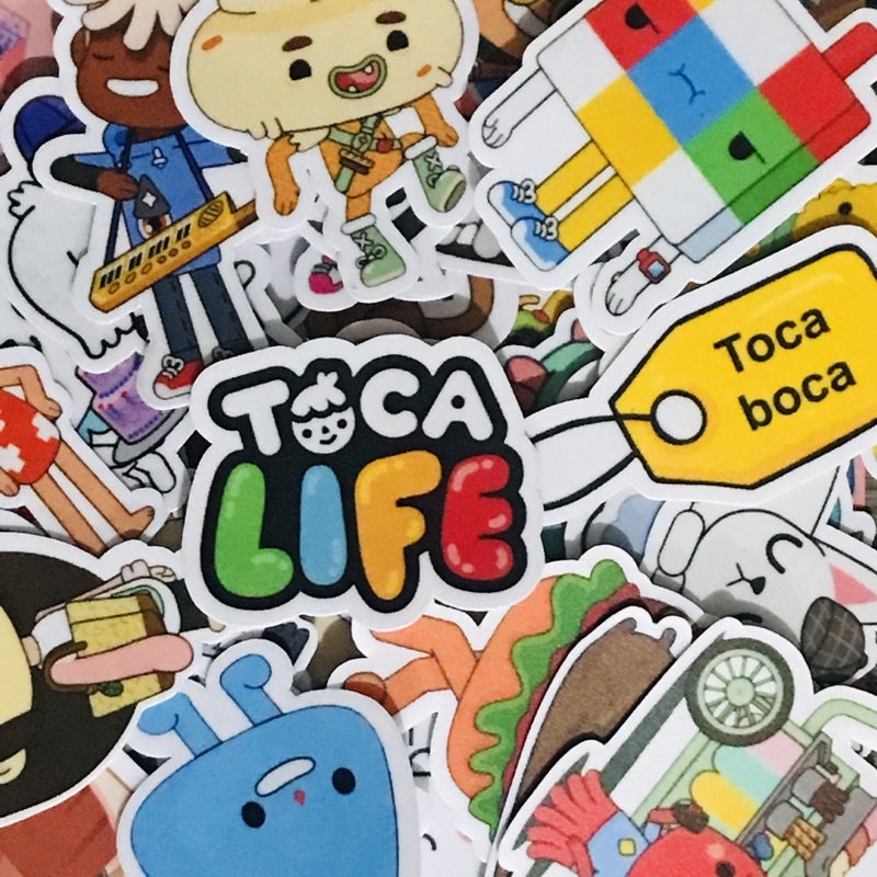 Toca Boca Toca Life 40 piece Laminated Vinyl Sticker Pack is | Shopee ...