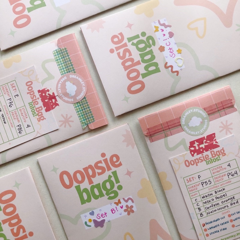 Dreamley.Studios Oopsie Bags! | Shopee Philippines