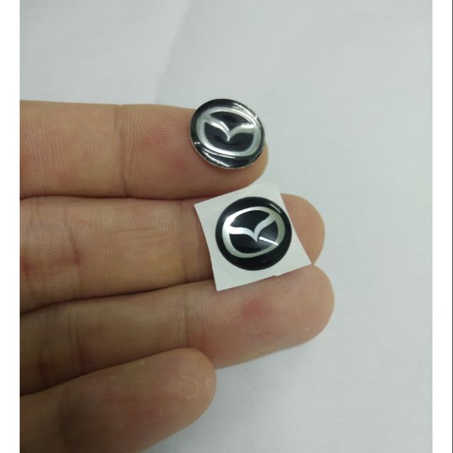 Mazda Logo Sticker Emblem Sticker 1 Pcs (14mm) | Shopee Philippines