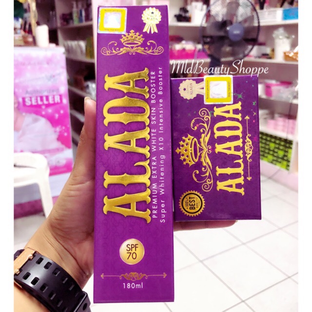 Authentic Alada Booster Lotion & Soap w/ Yellow Sticker | Shopee ...