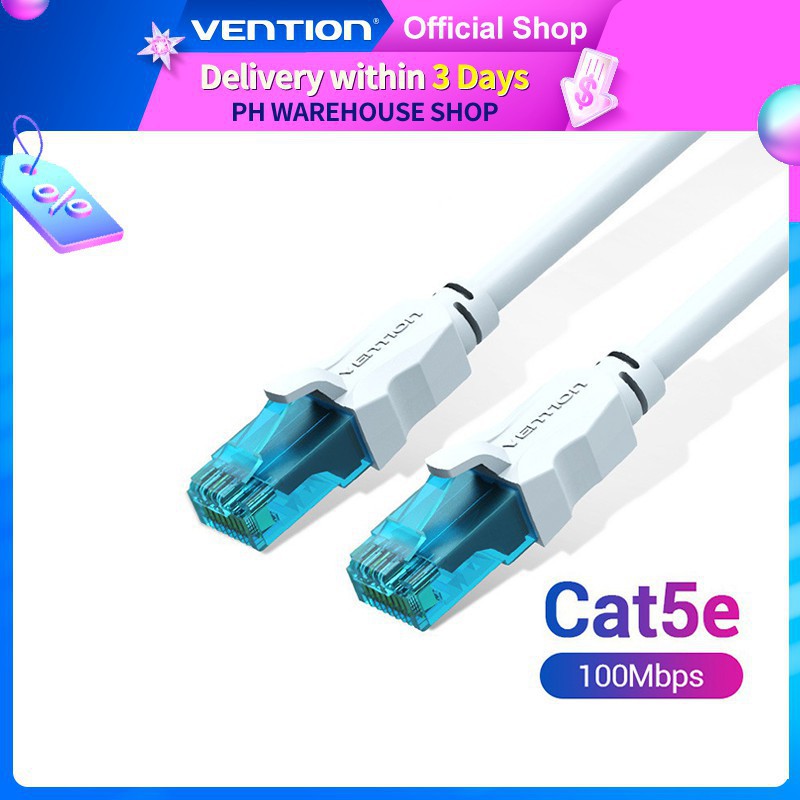 Vention Lan Cable Cat5E 100Mbps High Speed Rj45 Cat5 Ethernet For ...