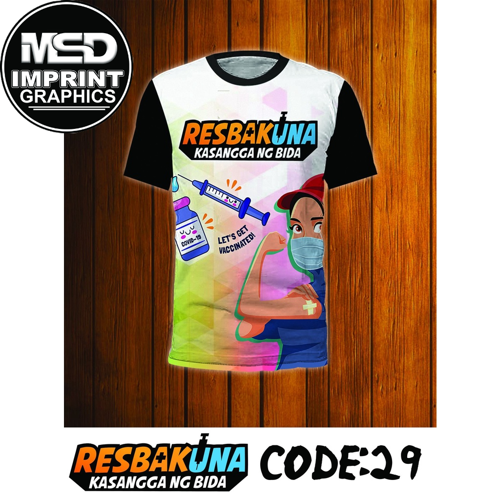 RESBAKUNA KASANGGA NG BIDA SUBLIMATION TSHIRT V5 | Shopee Philippines