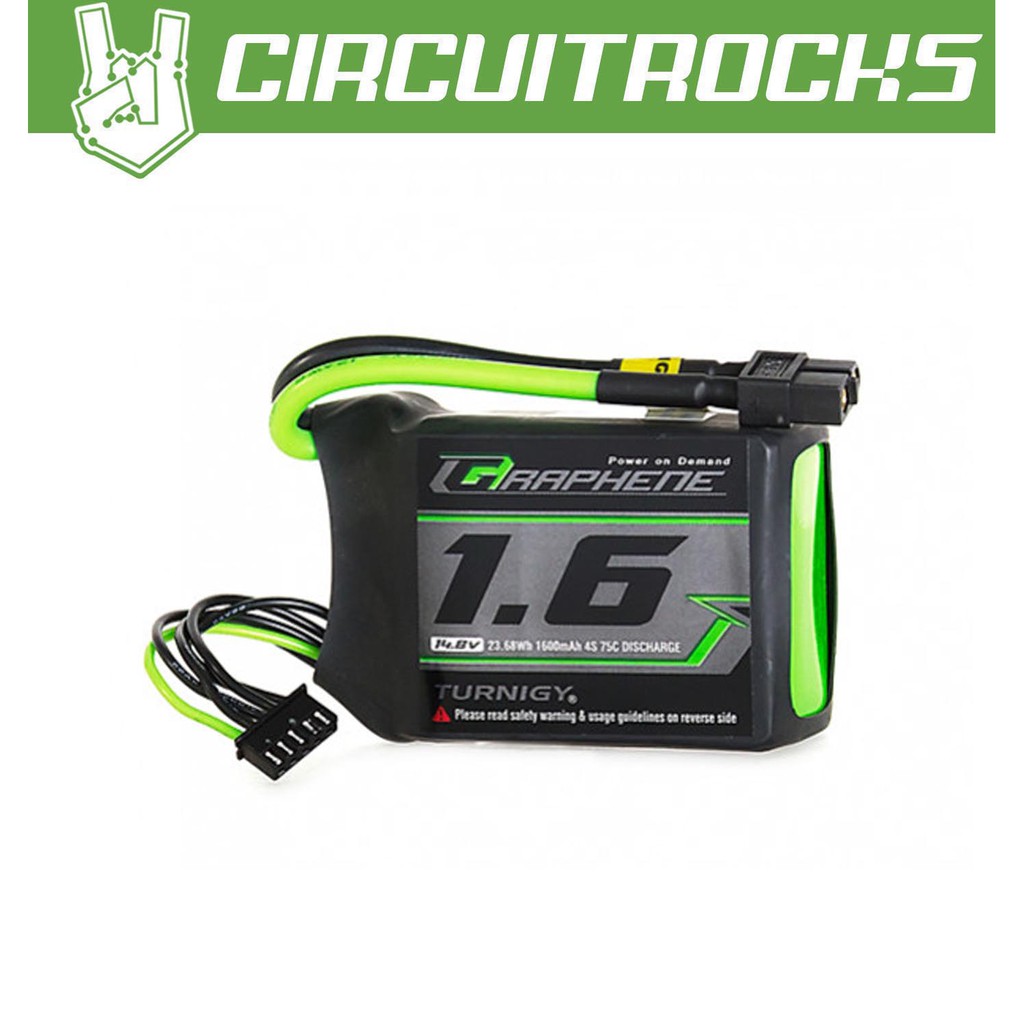 Circuitrocks Turnigy Graphene Panther 1600Mah 4S 75C Square Pack ...