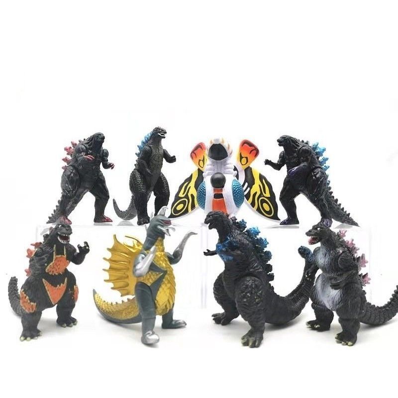 YCH mini godzilla set of 8 Action Figure | Shopee Philippines