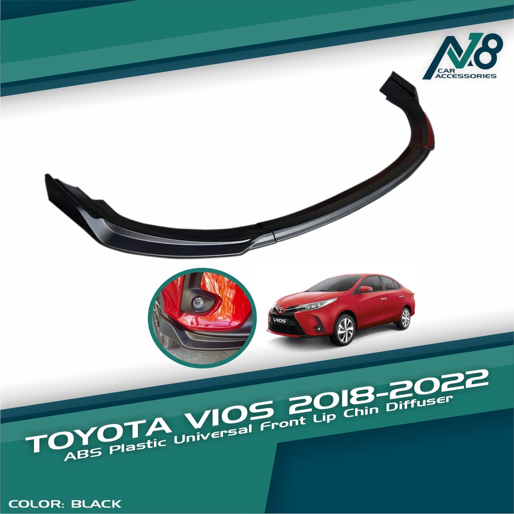 Toyota Vios Front Diffuser Lip Chin Body Kit 2017-2022 (Gen4 & Gen4.5 ...