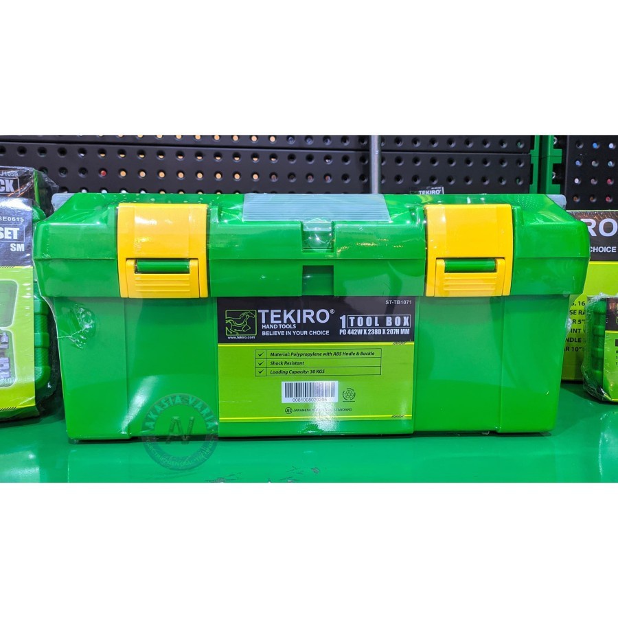 PERALATAN Tekiro Plastic tool box TB905 - Plastic box tool Holder ST-TB1071 | Shopee Philippines
